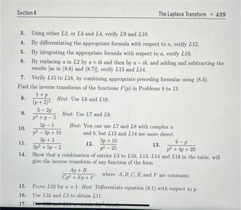 Using Either L Or L And L Verify L And L Chegg Com