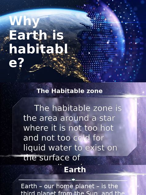 Why Earth Is Habitable Key Factors Pdf Science And Mathematics
