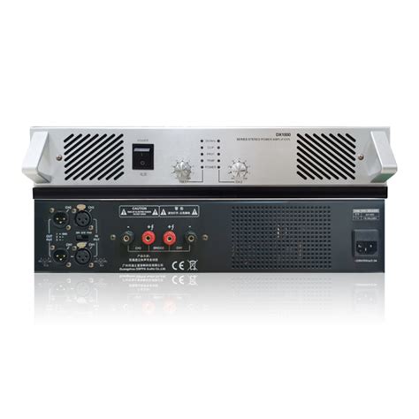 DX1000 Series Dual Channel Class D Digital Amplifier DX1500 DX2000 DX2500 DX3000 DX3500 DX4000