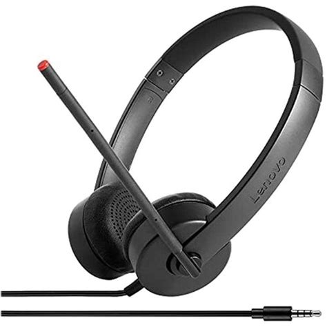 Lenovo Slu Alice Sa Mikrofonom Essential Stereo Crne Eponuda Com