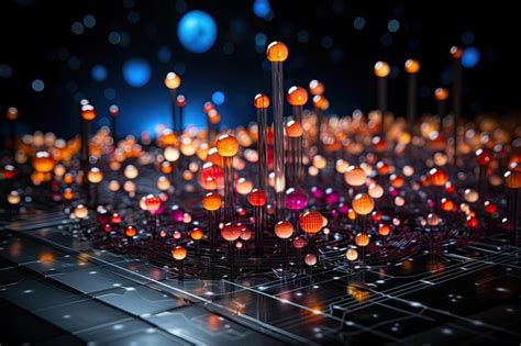 premium ai image quantum algorithm reveals patterns in star cluster