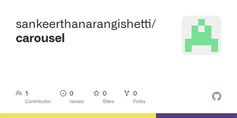Github Sankeerthanarangishetticarousel