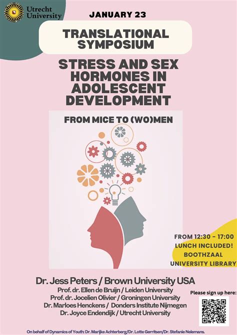 Very Happy To Announce Our Upcoming Symposium On Stress And Sex