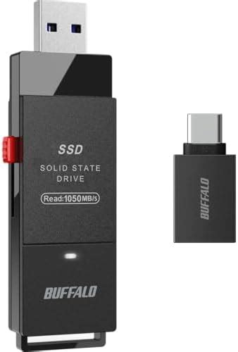 Amazon 【 Jp限定】 バッファロー Ssd 外付け 250gb Usb3 2 Gen2 読込速度 1050mb 秒 スティック コンパクト 小型 Type C