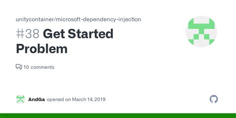 Get Started Problem Issue 38 Unitycontainer Microsoft Dependency