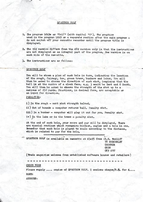 spectrum golf spectrum computing