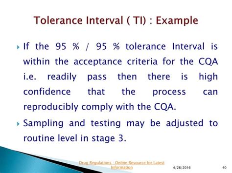 Us Fda Eu Process Validation Determination Of Number Of Ppq Batches Pptx
