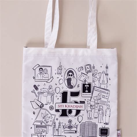Sk X Ann Jaafar Tote Bag Siti Khadijah