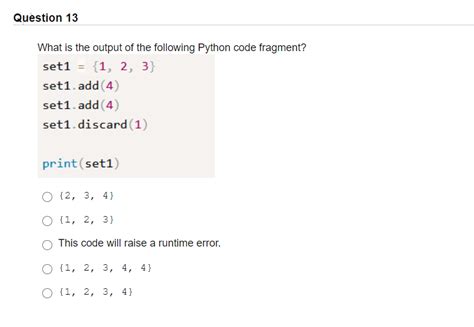 Solved Question What Is The Output Of The Following Chegg