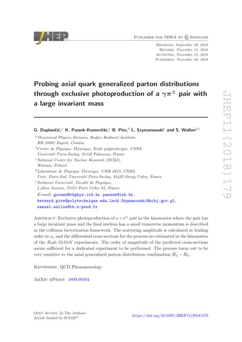 Pdf Probing Axial Quark Generalized Parton Distributions Through Exclusive Photoproduction Of
