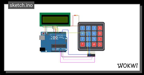 Keypad Wokwi Esp32 Stm32 Arduino Simulator