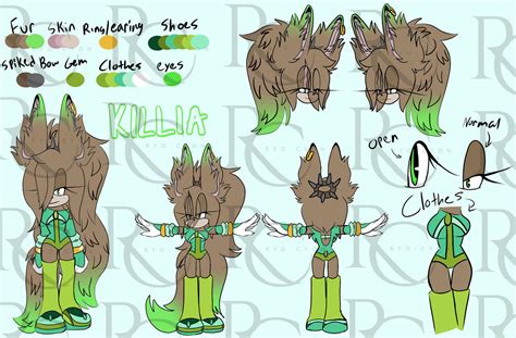 Full Body Killia Reference Sheet By Ryo Cyon On Deviantart