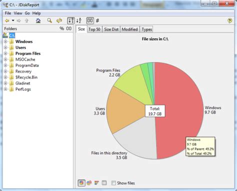 Find Files And Folders Consuming Large Disk Space On Windows Disk Report