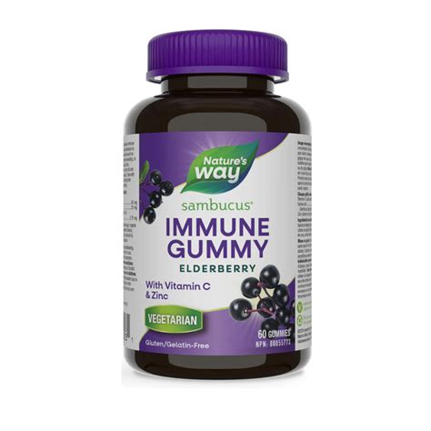 Sambucus Immunity With Vitamin C And Zinc Gelled La Boite à Grains