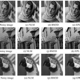 Visual comparison results with noise level σn 15 by different denoising Download Scientific