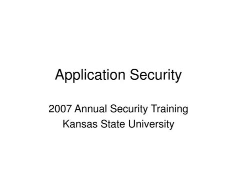 PPT Application Security PowerPoint Presentation Free Download ID