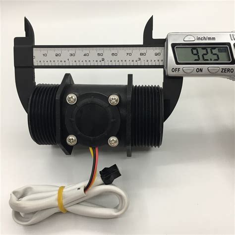 3 5 24vdc Yf Dn40 G1 5 Plastic Hall Turbine Water Grandado