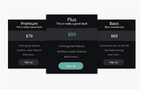 20 css responsive pricing table desgin codeconvey