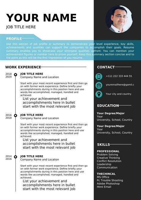 Indian Resume Format Pdf Docx And Pdf