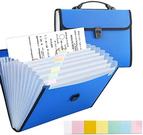 Amazon Leagl Size Pockets Expanding File Folder With Handle Plastic Accordion Filling