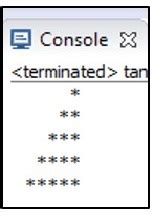 Membuat Segitiga Bintang Siku Siku Rata Kanan Dengan Java Teknik