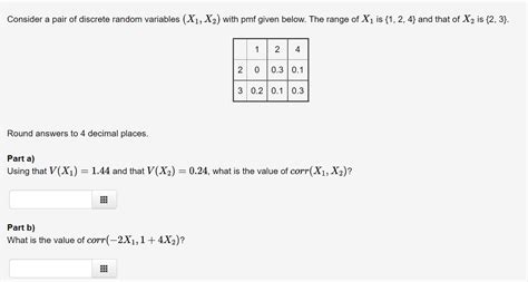 solved consider a pair of discrete random variables x1 x2