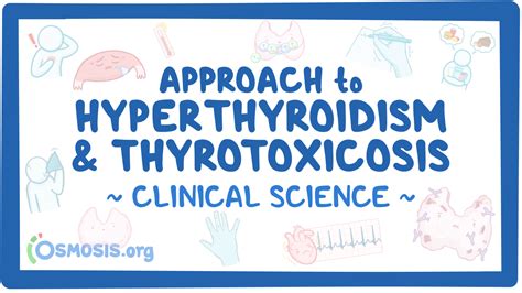 Approach To Hyperthyroidism And Thyrotoxicosis Video And Meaning Osmosis