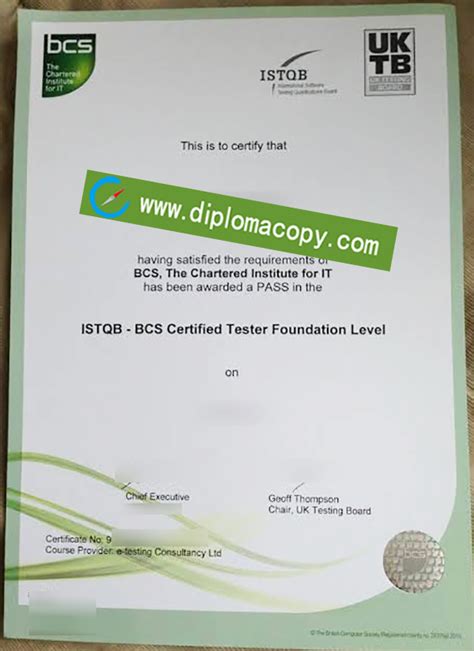 Istqb Fake Diploma Bcs Level Certificate Buy Fake Diplomas High School College Degrees