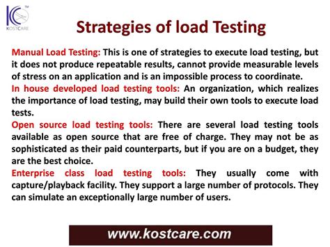 ppt how to do load testing for a website uses of load testing powerpoint presentation id