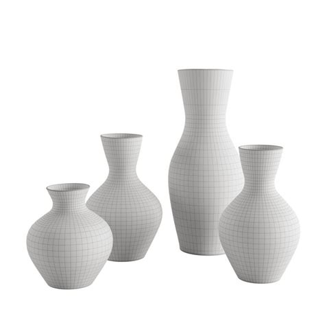Hornsea Slipware Vases 359749 3d Model Download 3d Model Hornsea Slipware Vases 359749