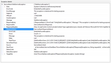 Errorcode In Errorstatusdescription Error Handling Servicestack Customer Forums