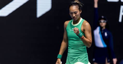 Zheng Beats Kalinskaya To Make Semi Finals Tennis Majors