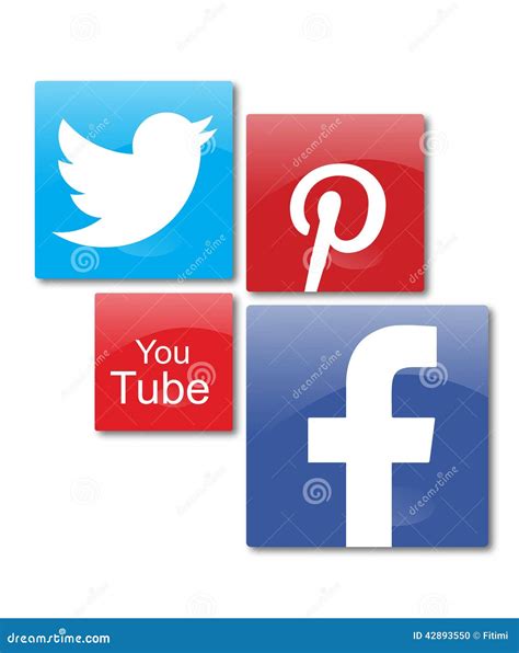 Redes Sociais Imagem Editorial Ilustração De Elemento 42893550