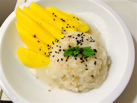 Thai Sweet Sticky Rice With Mango Recipe Home Pressure Cooking