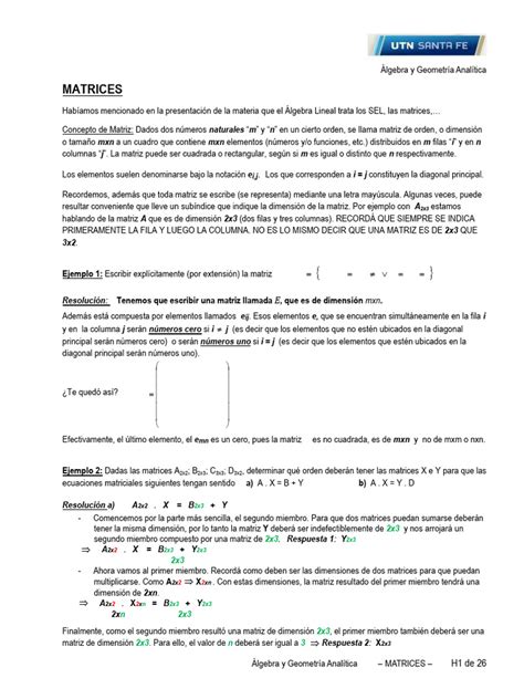 2 Matrices Pdf