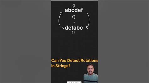 Python Interview Question Check If One String Is Rotation Of Another