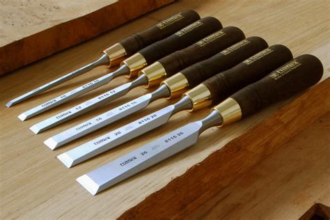 Narex 8116 Cabinetmakers Chisel Boxed Set Black