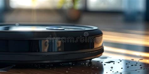 HEPA Filter In Robot Vacuum Trapping Particles For Healthier Cleaner Homes Concept Home