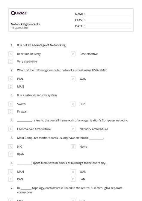 50 Concepts Of Print Worksheets For 7th Class On Quizizz Free