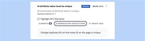Introducing New In Extension Remediation Instructions Accessible Web