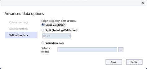 Add Dropdown To Choose Folds For Cross Validation · Issue 2556