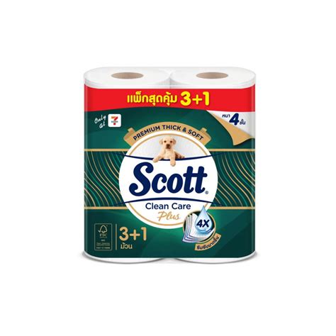 [ใหม่] สก๊อตคลีนแคร์พลัส แพ็ก 3 1 ม้วน Scott Clean Care Plus Pack 3 1 Shopee Thailand