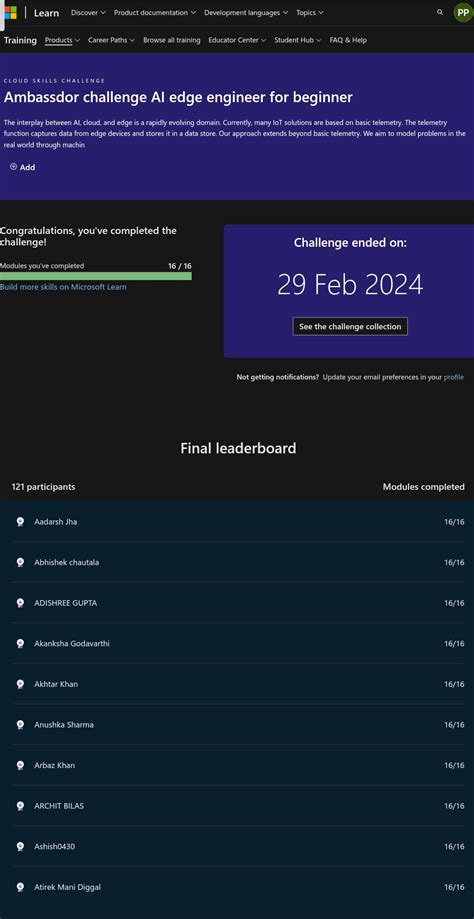 Prem Prasad On Linkedin Cloudskills Aiedge Mlsa Microsoftlearn
