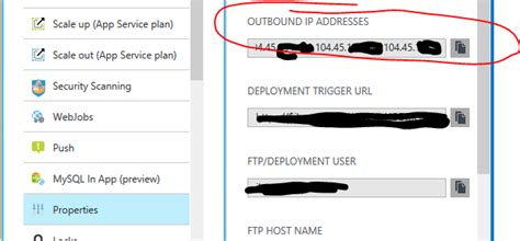 How Can I Determine The Ip Address Of An Azure Hosted Webapp Stack Overflow