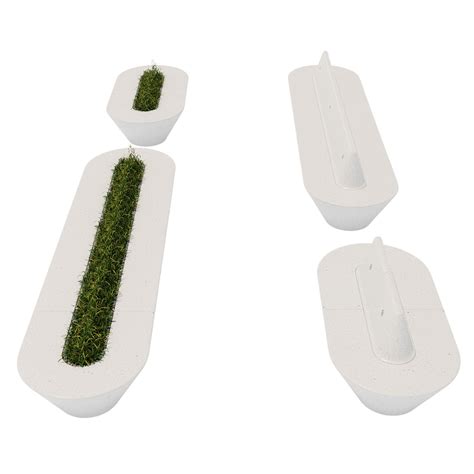 3d Delta Modular Benches Model Turbosquid 1991016