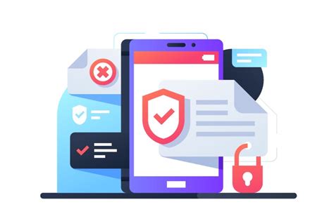 Man Sitting On A Smartphone Application Data Vector Image