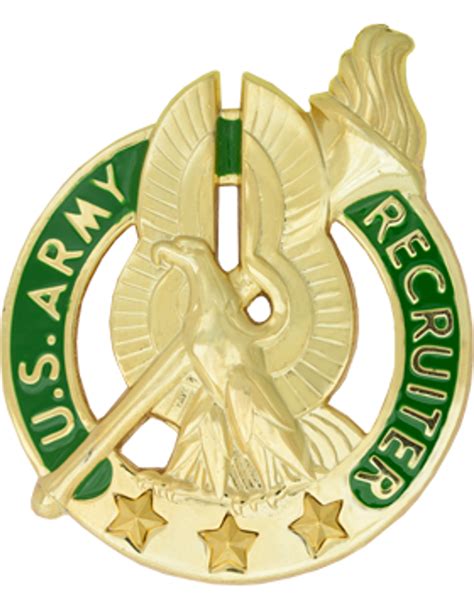 Army Basic Recruiter Identification Badge Military Depot