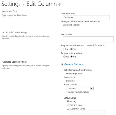 How To Convert A Sharepoint Lookup Column To A Cascaded Lookup Column