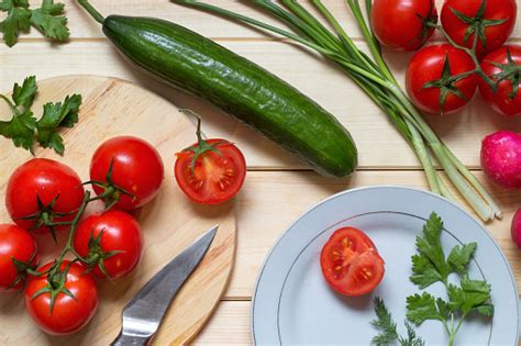 나무로 되는 부엌 테이블에 요리를 위해 준비 하는 건강 한 음식 재료 0명에 대한 스톡 사진 및 기타 이미지 0명 개념 개체 그룹 Istock