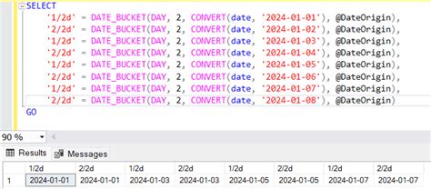 DATE BUCKET Function New T SQL Enhancements In SQL Server